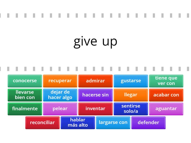 Venture Unit 1 - 3 Phrasal Verbs - Find the match