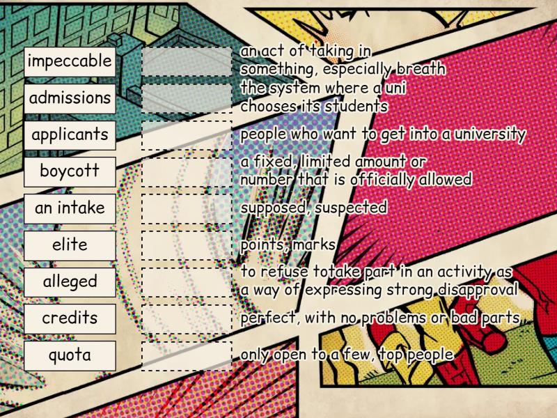Vocabulary. Positive Discrimination - Match up