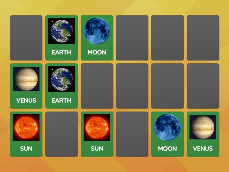 MEMORY SUN SISTEM - Matching pairs