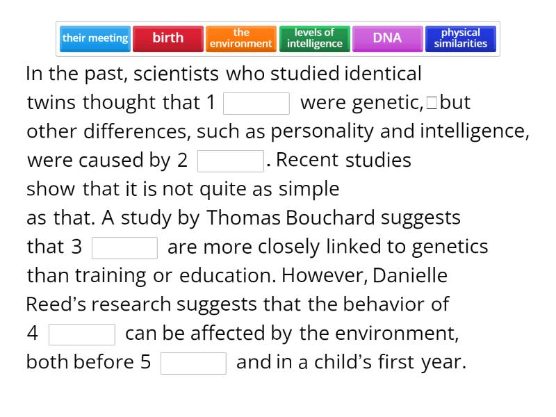 Unit 9B Reading Comprehension Ex. B - Complete the sentence