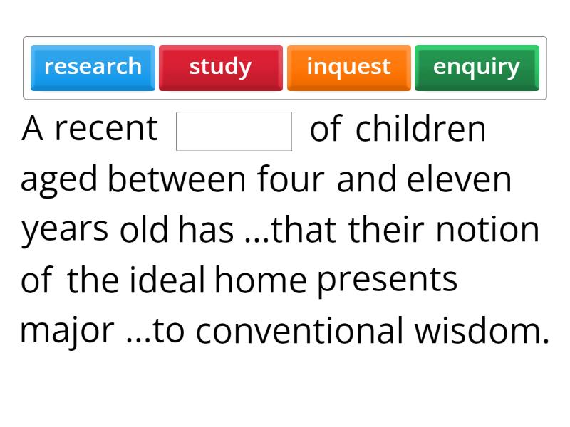 CAE Part 1 Reading and use of English - Закончите предложение