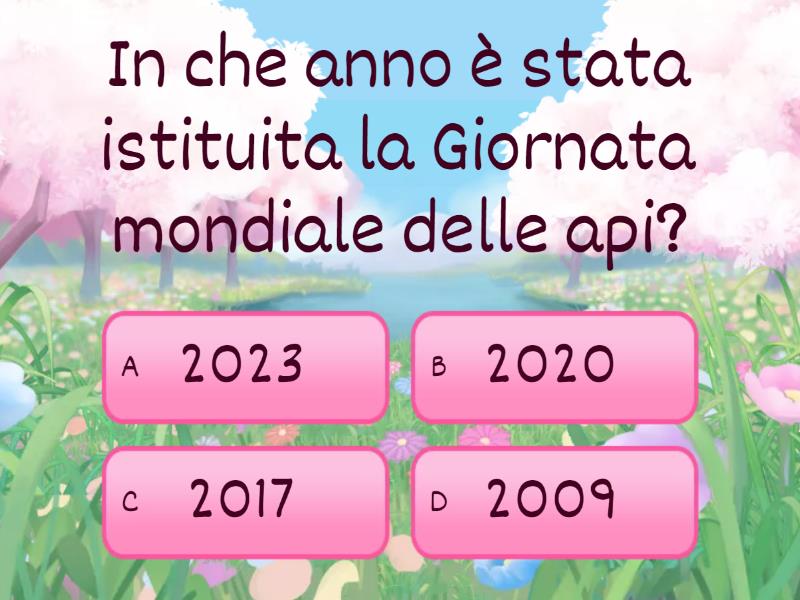 Quanto ne sai delle api? - Quiz