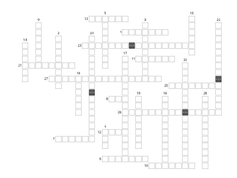 Healthy Eating German 3 - Crossword
