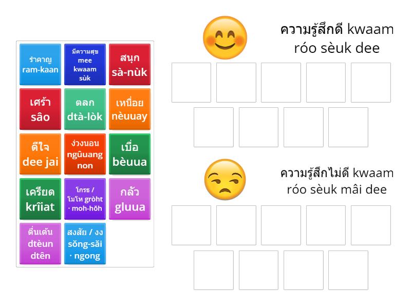 SIRI: Emotion - Group sort