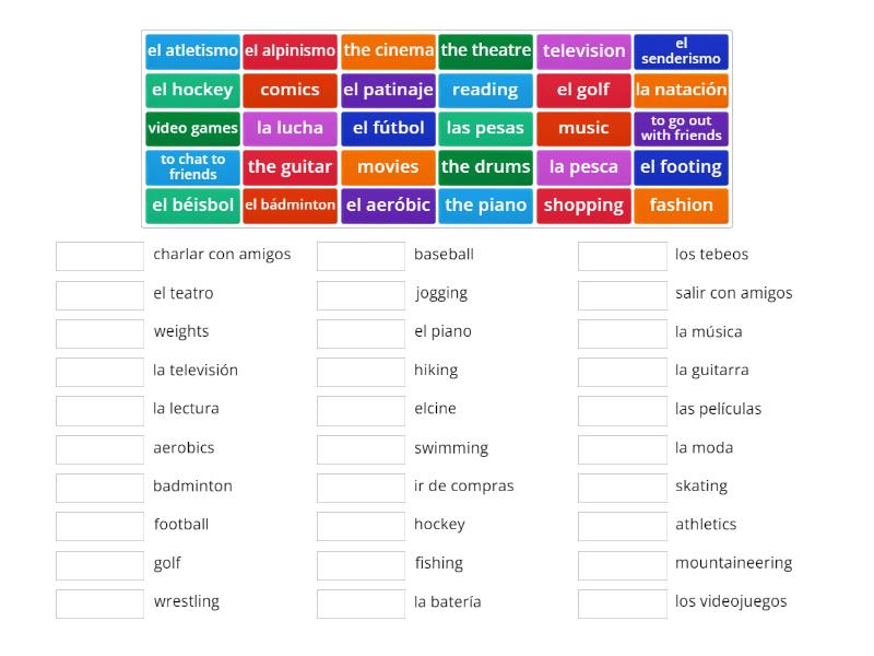 F1 Pasatiempos - Match up