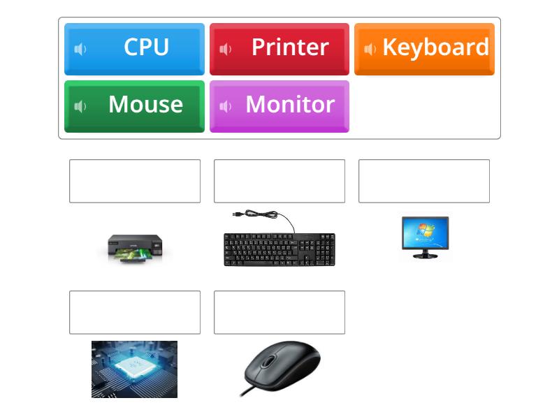 Part of computer - Une las parejas