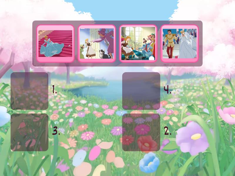 cinderella -put the story in order - Match up