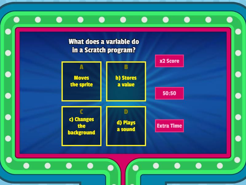 4th grade Coding with numbers - Gameshow quiz