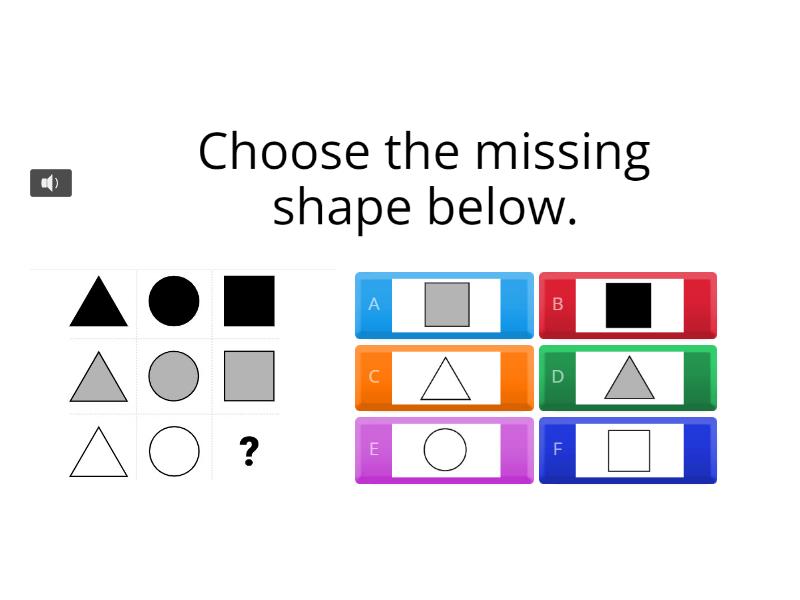 Maths geometric patterns - Quiz