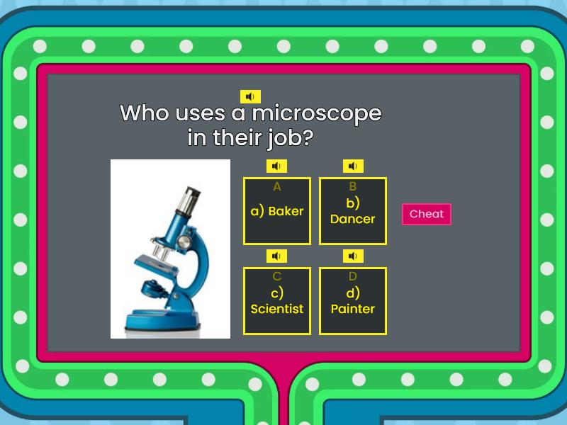 OCCUPATION EVALUATION - Gameshow quiz