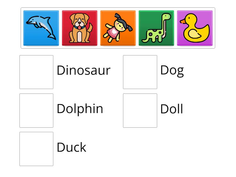 iSpy Letter D - Quiz - Match up
