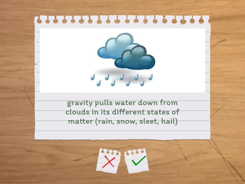The Water Cycle - Flash cards