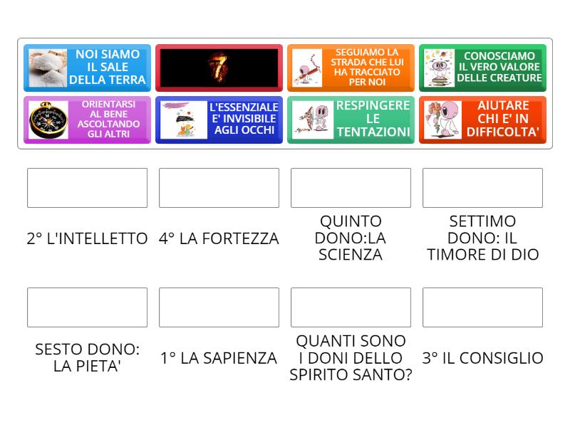 I DONI DELLO SPIRITO SANTO - Match up