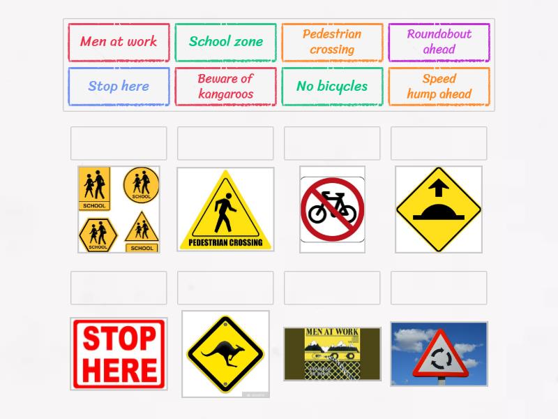 Road signs - Match up