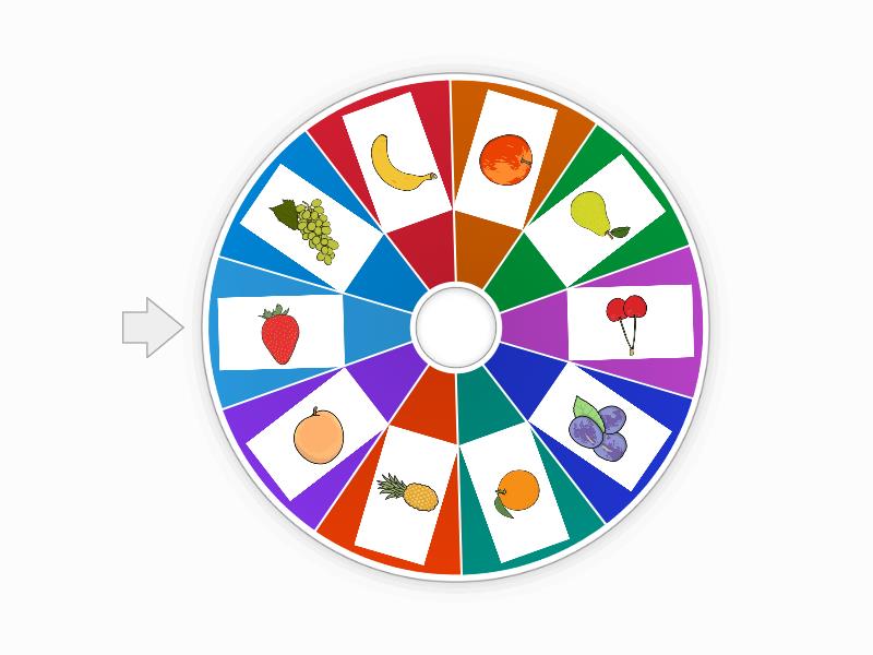 Fruit Wheel - Spin the wheel