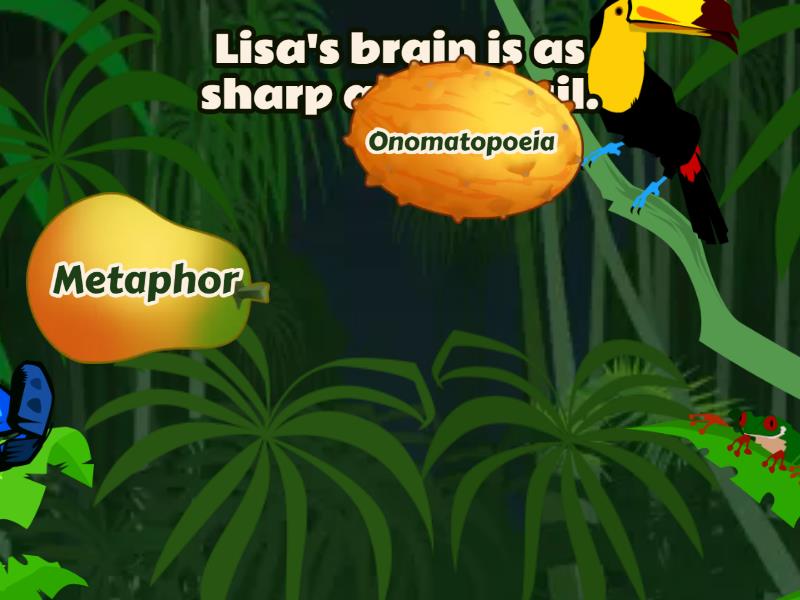 Quiz on Simile, Onomatopoeia, Personification and Metaphor @ Bambinos ...