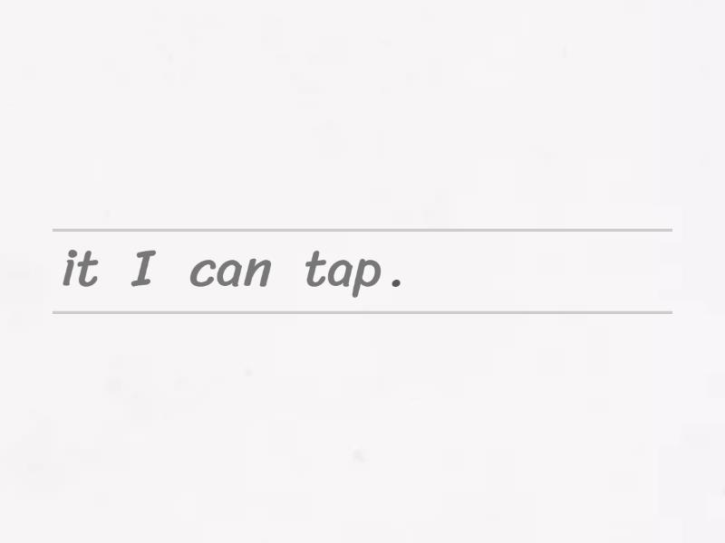 UFLI, L14 Sentences - Unjumble