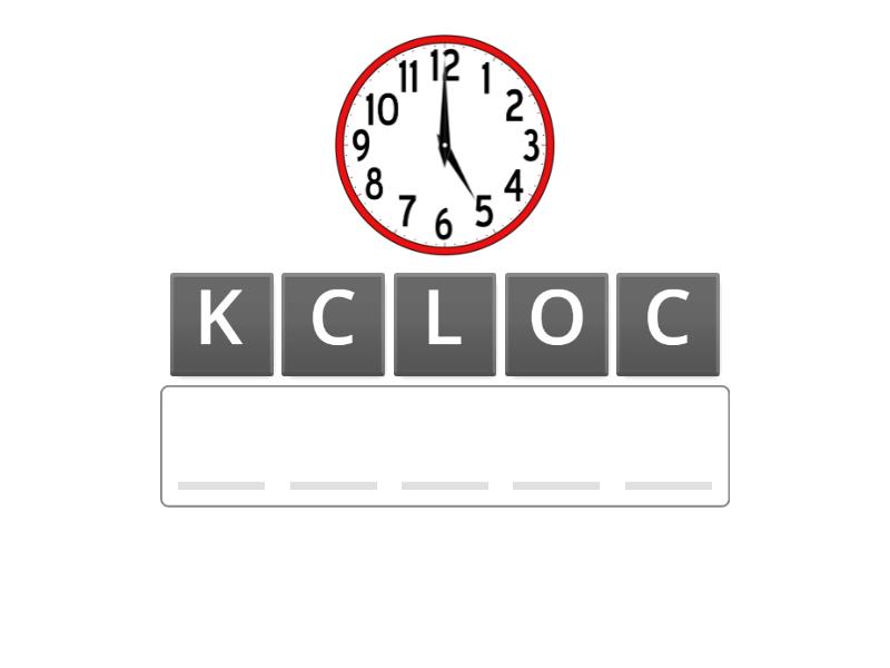 PU1.UNIT 8(VOCABULARY-UNSCRAMBLE) - Анаграмма