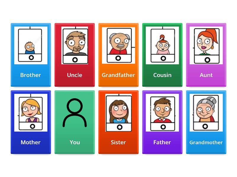 Class 5_Extended Family Flash card - Flip tiles