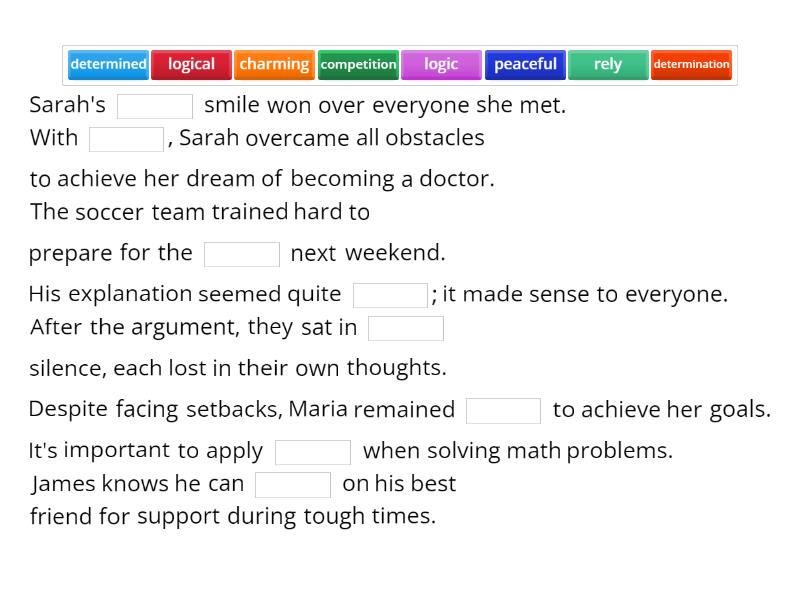 FO2 U6 WS 6E drill - Missing word