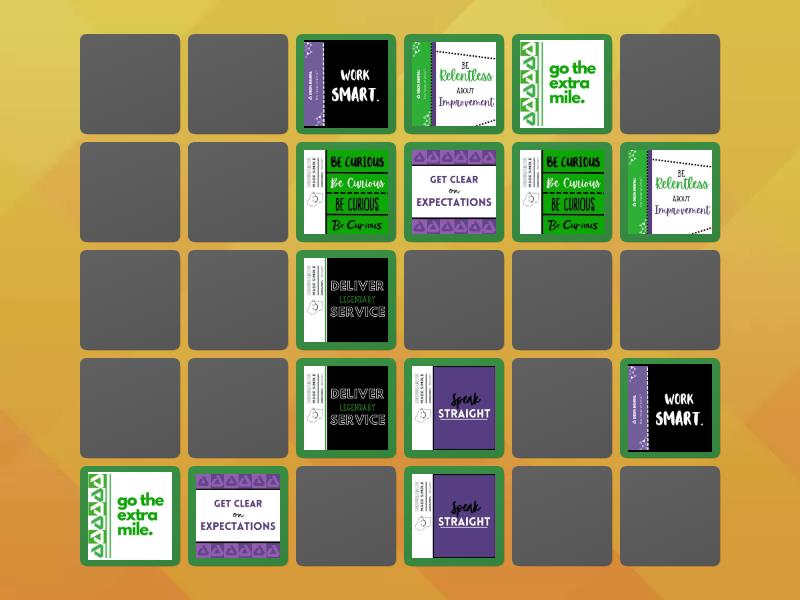 DDWI Fundamentals - Memory Game Board 2 - Matching pairs