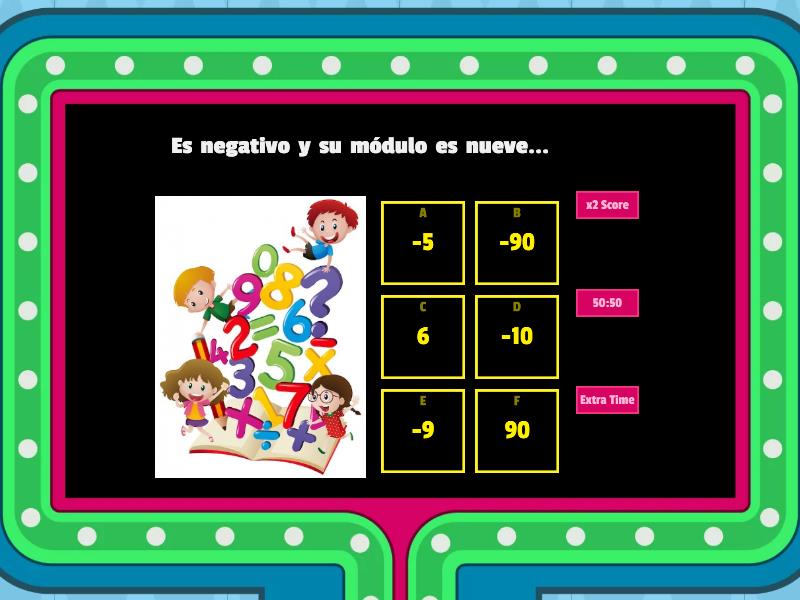 TRIVIA DE MATEMATICA: - Gameshow quiz