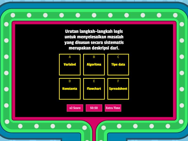 Algoritma Pemrogaman - Gameshow quiz
