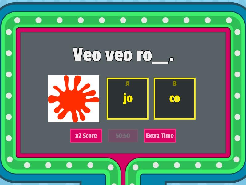 Veo veo colores - Concurso de preguntas