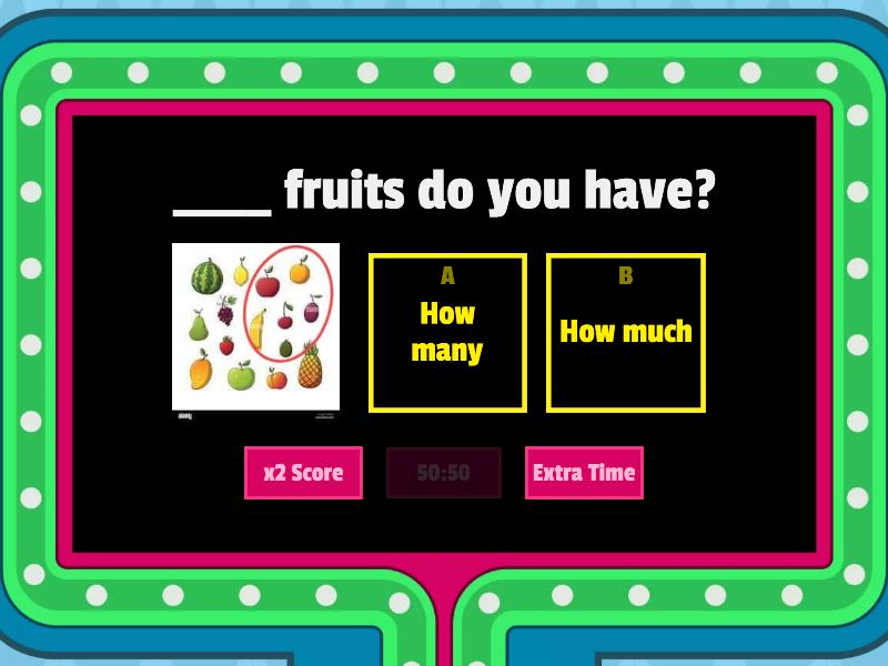 Quantifiers - Gameshow quiz
