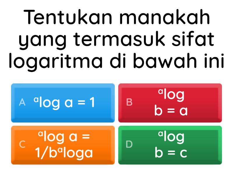 Latihan Soal Logaritma - Quiz