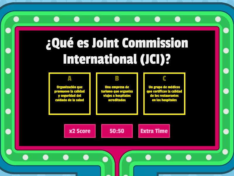 JOINT COMMISSION INTERNATIONAL - Gameshow quiz