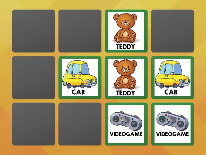 Memory game - Toys - Matching pairs