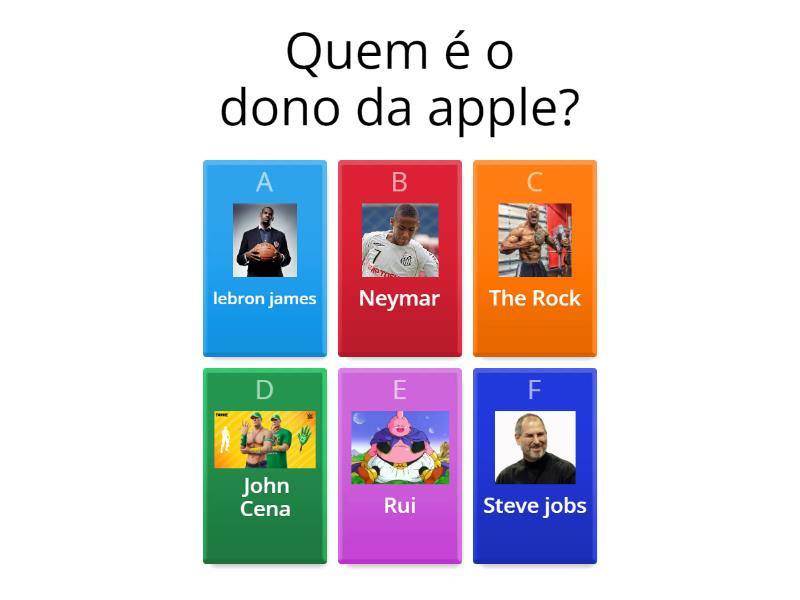 sobre a apple - Quiz