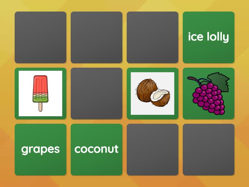 Grade 3 Unit 8 Vocabulary set 2.T.Badrya - Matching pairs