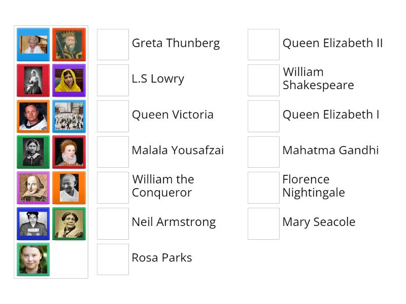 Significant People - Match up