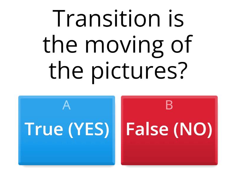PowerPoint Transition and Animation (Plenary) - Quiz