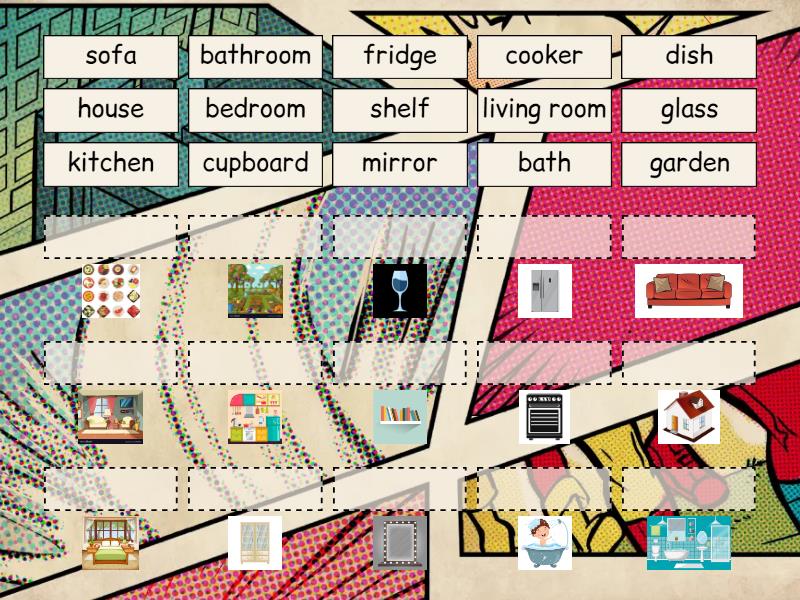 MODULE 6 | Units 11-12 | Home, sweet home! - Match up
