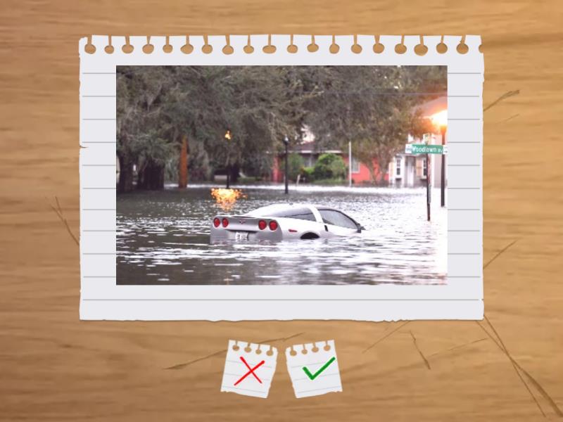 Weather conditions - Flash cards