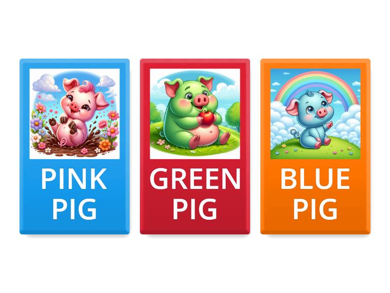PICK A PIG - Flip tiles