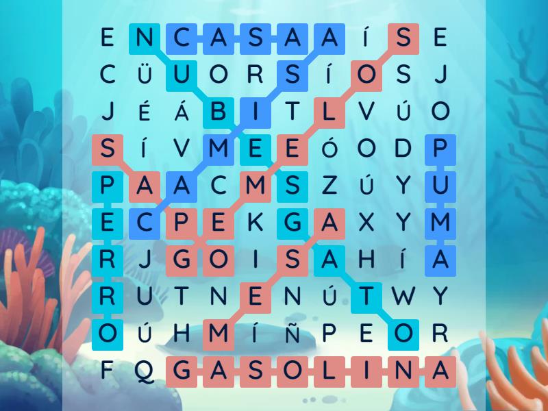 Encuentro palabras - Wordsearch