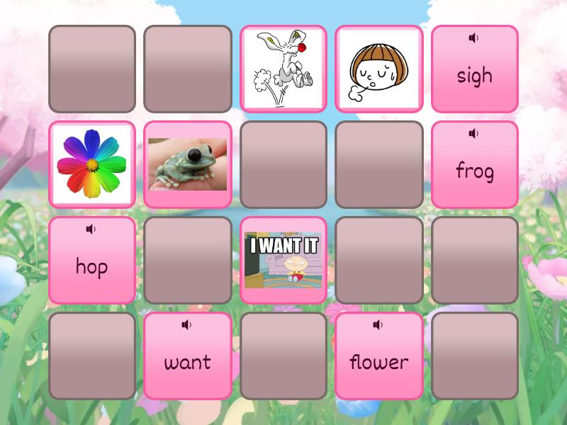 (單字練習 藍思50L) Frog Meets Dog By Janee Trasler - Matching pairs