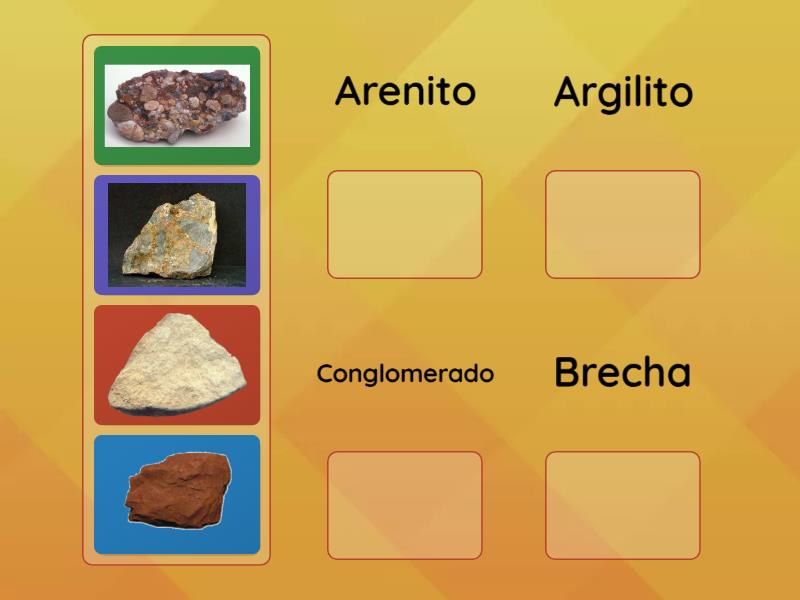 Rochas Sedimentares - Classificação em grupos