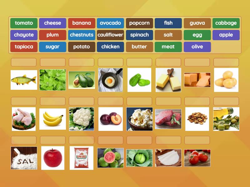 Alimentos -Dieta - Match up