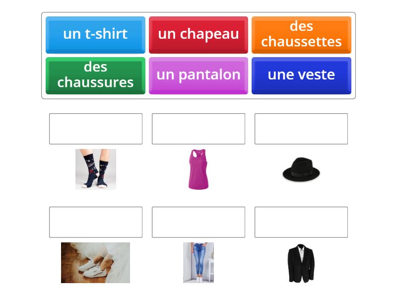 Les vetements - Match up