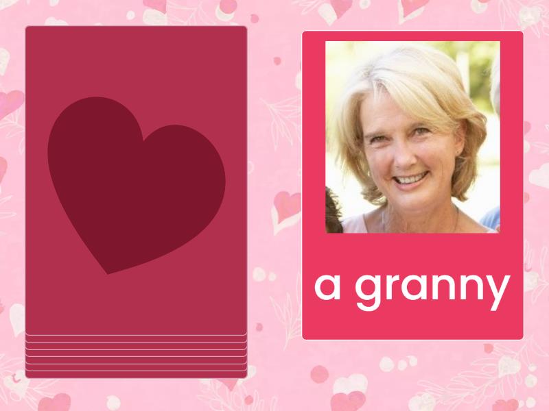 My family - Speaking cards