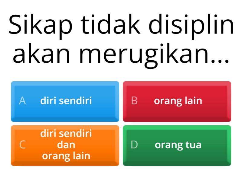 Soal disiplin di sekolah - Quiz Soal disiplin di sekolah - Quiz