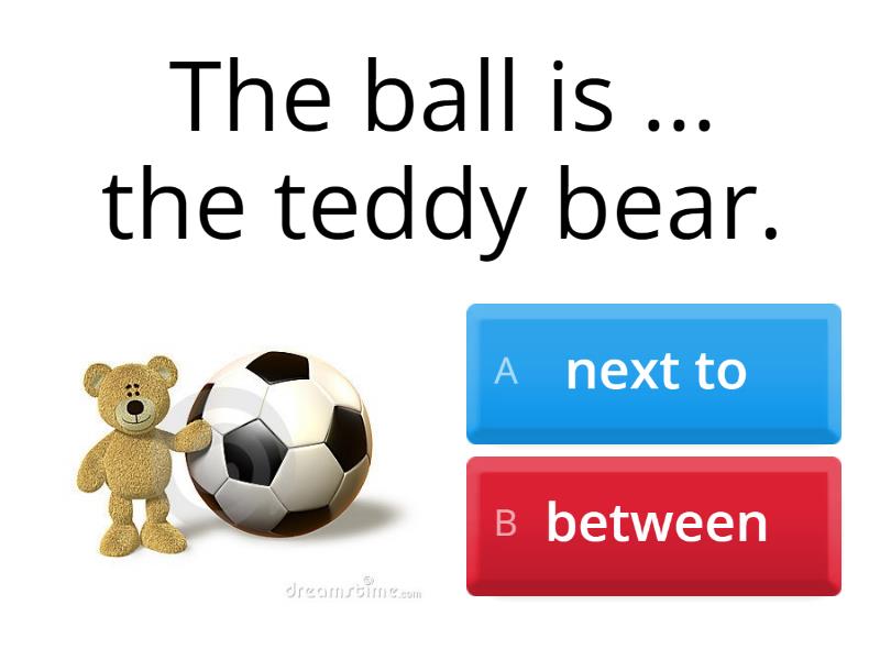 next to/between - Quiz