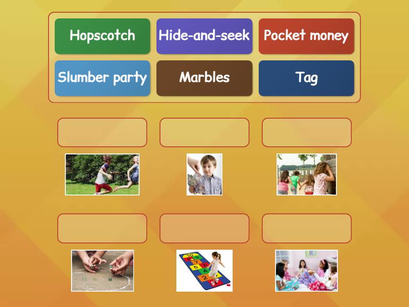 Childhood and Upbringing - Vocabulary - Match up