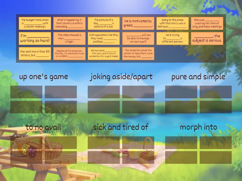 Roadmap C1 WB Unit 5 Listening p.42 - Group sort