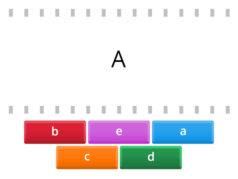 AS1 Capital and small letters A-M - Find the match